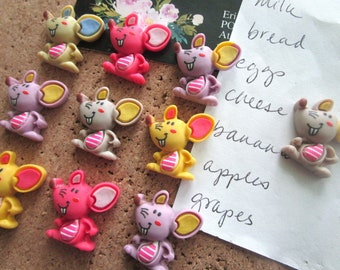 Cloud Pushpins, 10 Cloud Thumbtacks, Push Pins, Cute Office Supply ...