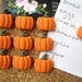 Pumpkin Pushpins, 10 Cute Thumbtacks, Push Pins, Cubicle Decor, Office ...