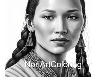 Native Pdf Coloring Pages - Etsy