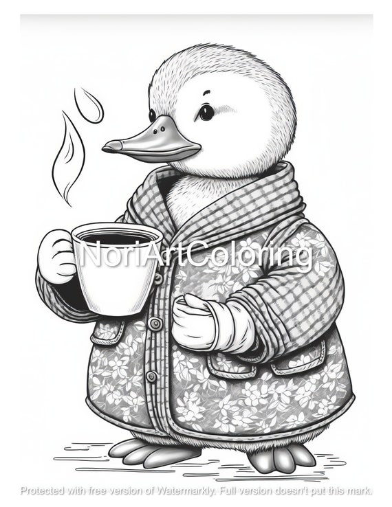 Animals Drinking Coffee