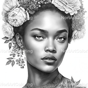 10 Beautiful Black Women Coloring Pages Printable Adult Coloring Pages ...