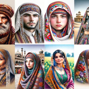 57 Veiled People Grayscale Coloring Pages | Printable Adult Coloring ...