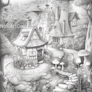 42 Magical Places Set 1 Coloring Book | Printable Adult Coloring Pages ...