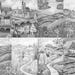 58 Travel Posters Grayscale Adults Coloring Pages | Landscapes ...