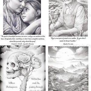 21 Famous Literature Quotes Coloring Pages | Printable Adult Coloring ...