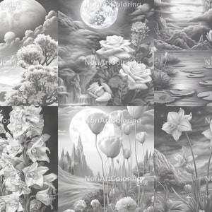 56 Cosmic Blooms Coloring Pages | Printable Adult Coloring Pages ...