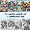 25 Gardens Around the World Coloring Book Set 1 | Bright and Dark ...