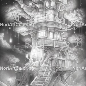 42 Magical Places Set 1 Coloring Book | Printable Adult Coloring Pages ...