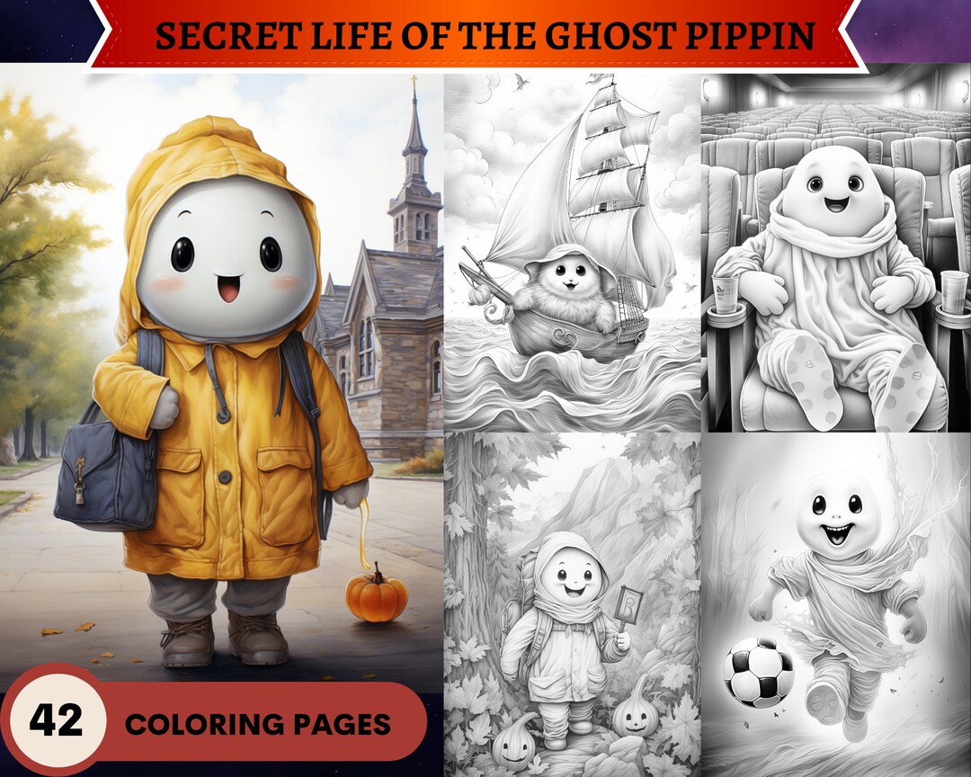 42 Secret Life of the Ghost Pippin Coloring Pages | Coloring Pages ...