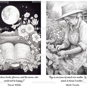 21 Famous Literature Quotes Coloring Pages | Printable Adult Coloring ...