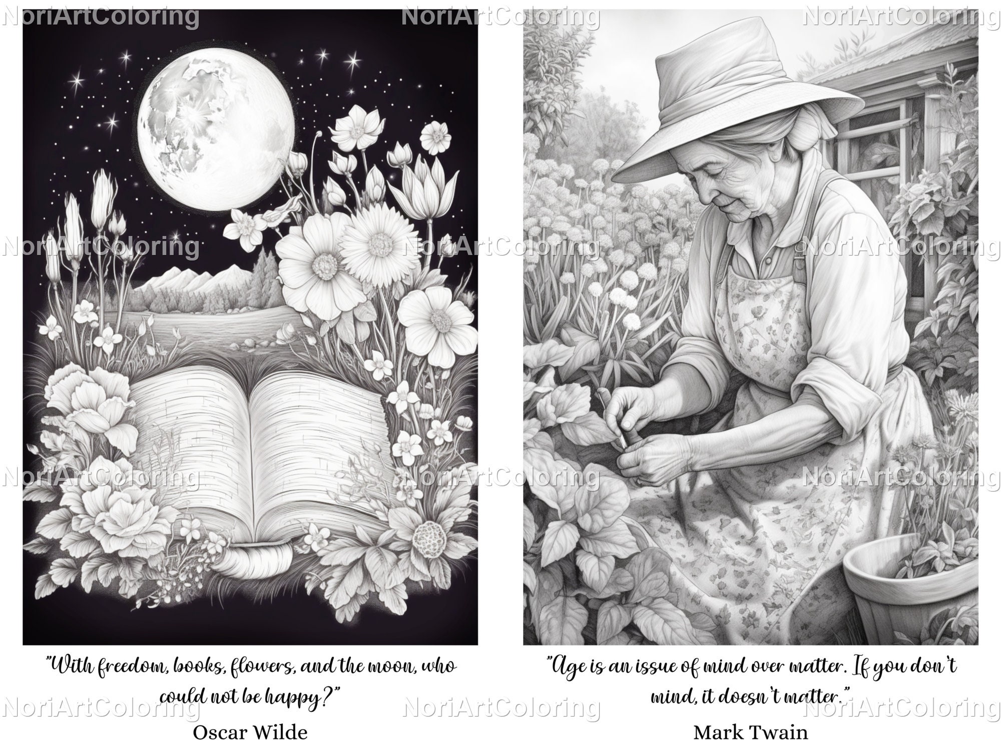21 Famous Literature Quotes Coloring Pages | Printable Adult Coloring ...