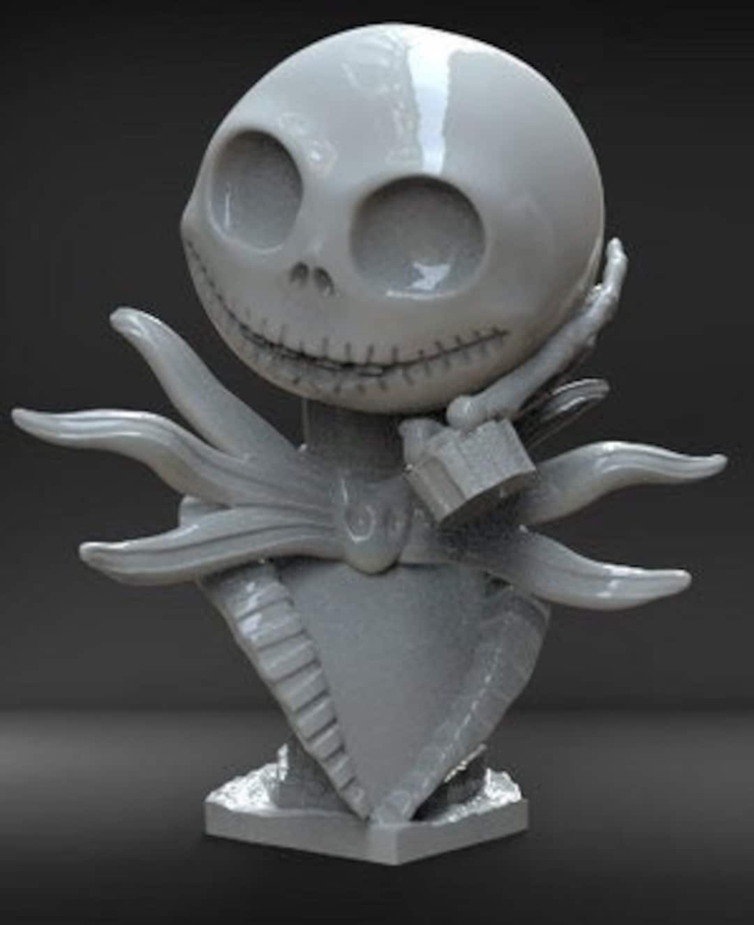 Jack Skellington's Bust 30 Cm | 3D STL File - Etsy