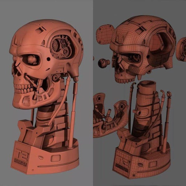 Terminator Stl File - Etsy