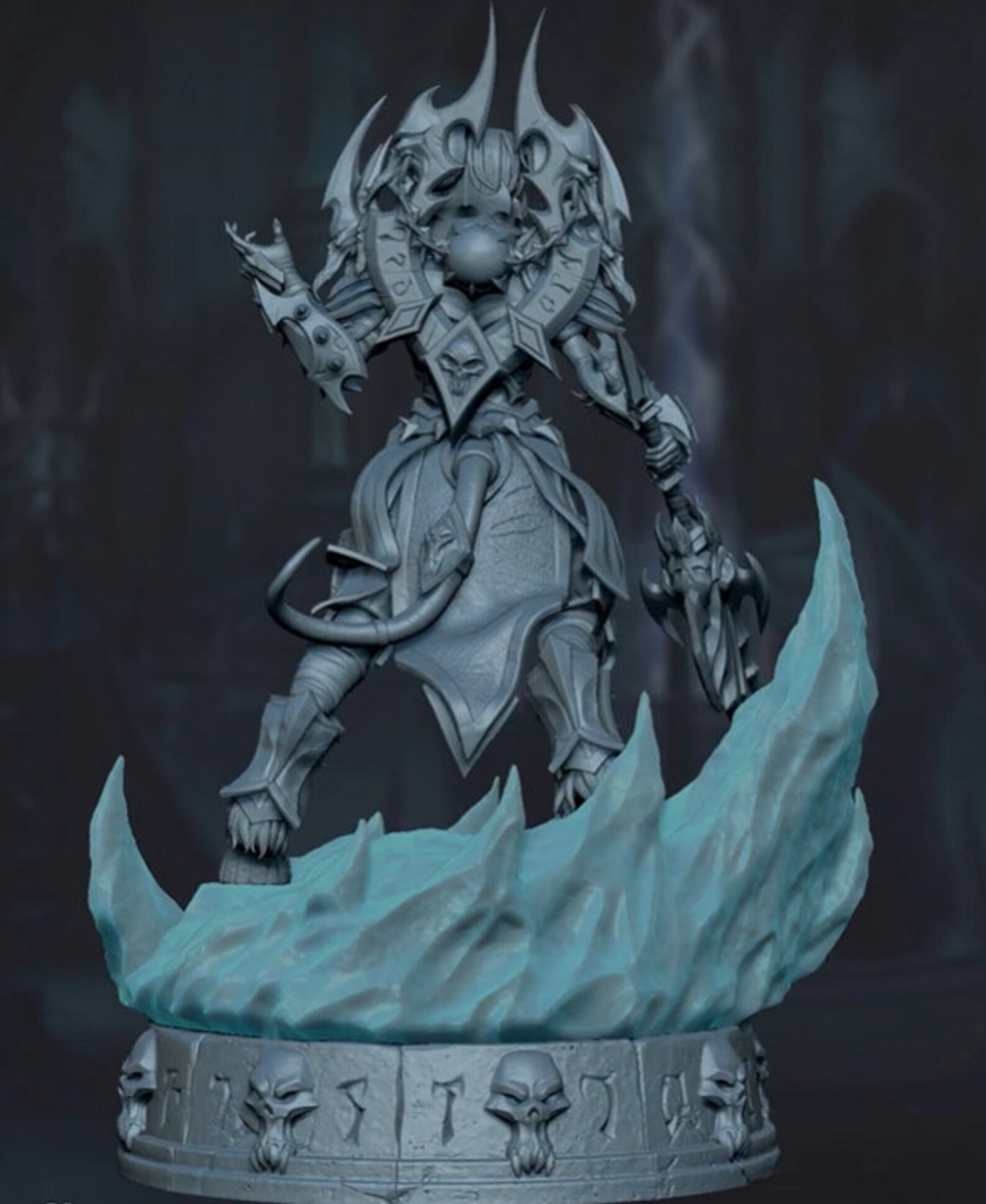 Draenei Death Knight - STL Digital File - Etsy