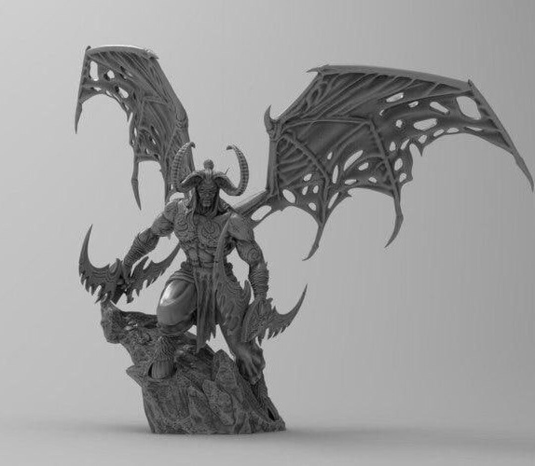 Illidan STL Digital File - Etsy