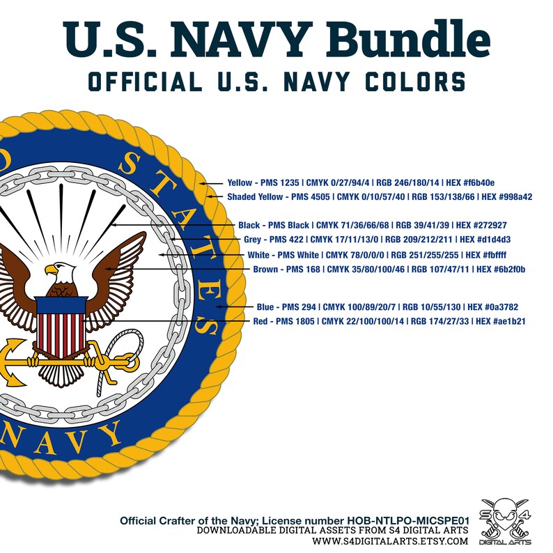 US Navy Bundle! Navy Emblem and Logo Mega Bundle SVG, PNG, Navy Dxf ...