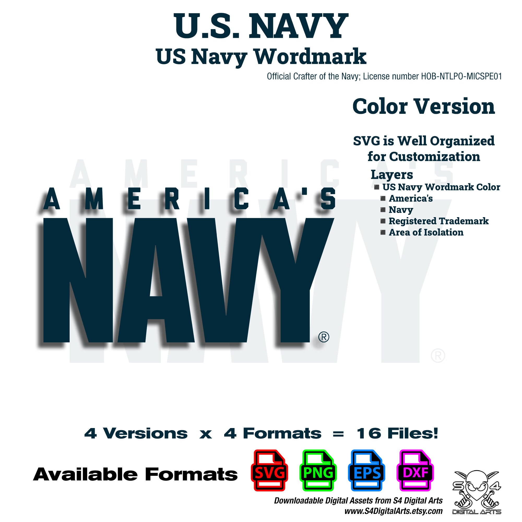 US Navy Wordmark | Navy Logo | 16 Files | 1200 DPI Military Navy Dxf ...
