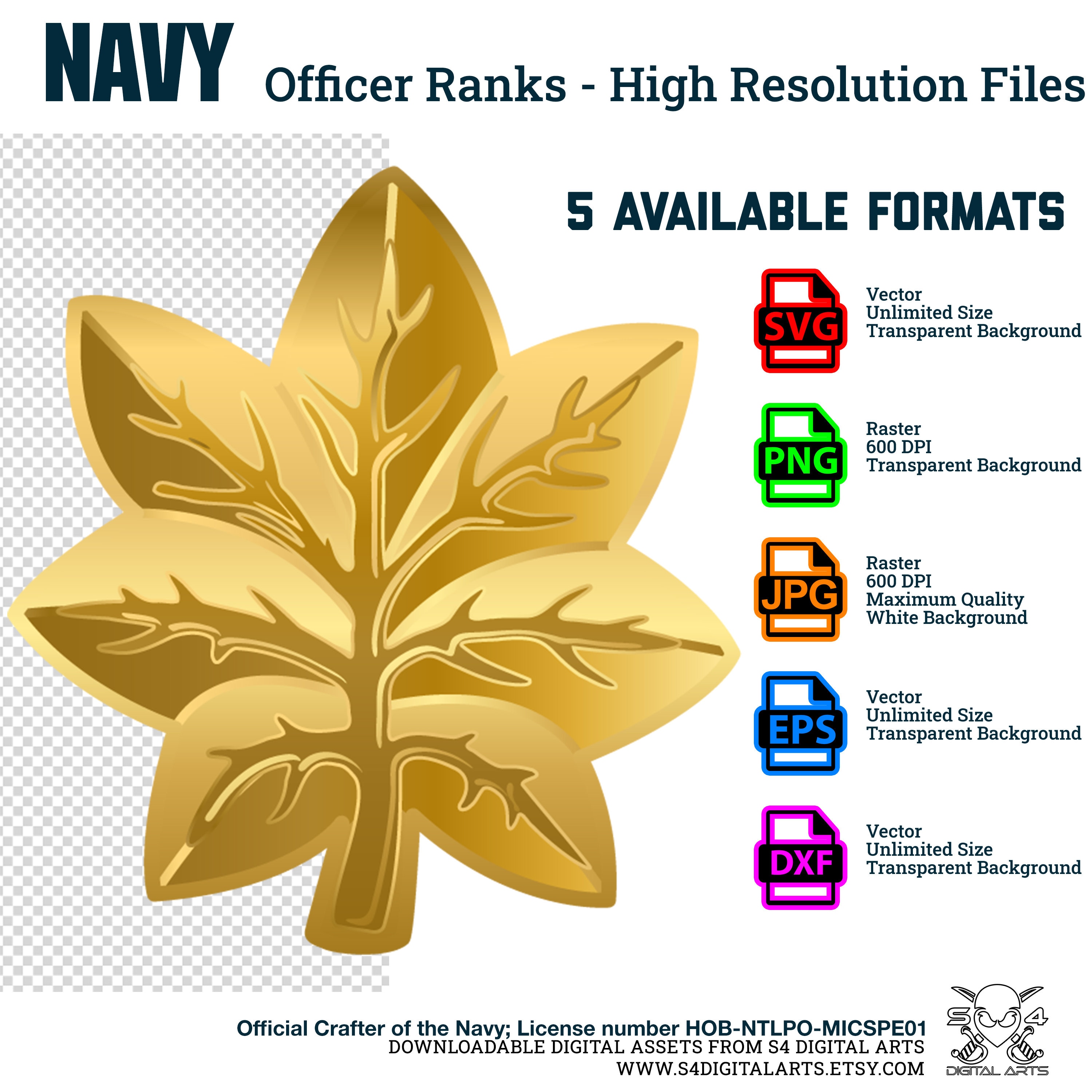 US Navy Officer Ranks SVG, PNG, Jpg, Navy Dxf, Eps | Officially ...