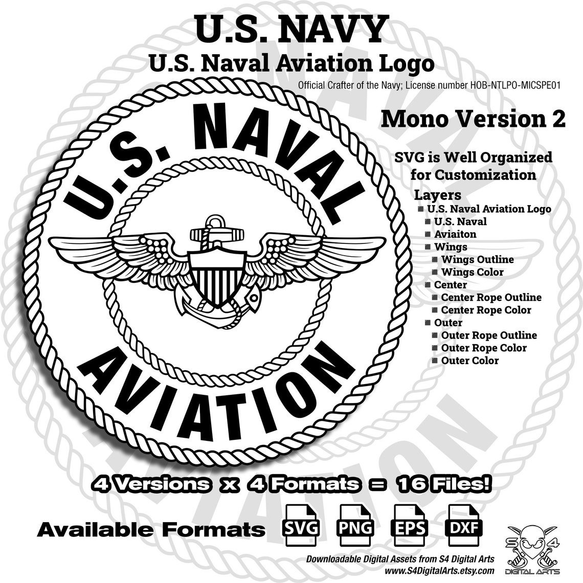 US Naval Aviation Logo | Navy Logo Dxf, Svg, Png Eps | Vinyl Cutter and ...