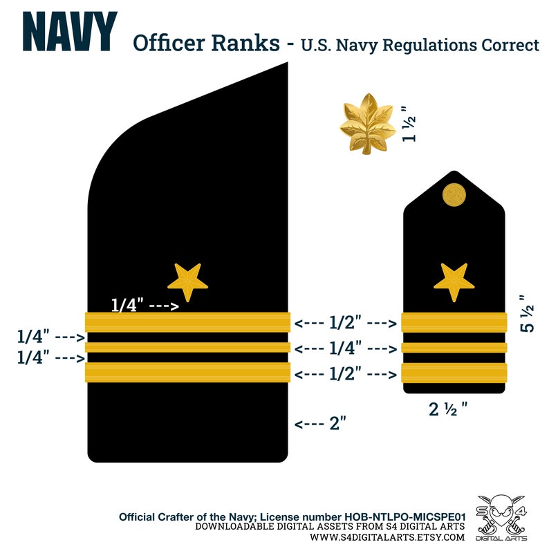 US Navy Officer Ranks SVG, PNG, Jpg, Navy Dxf, Eps | Officially ...