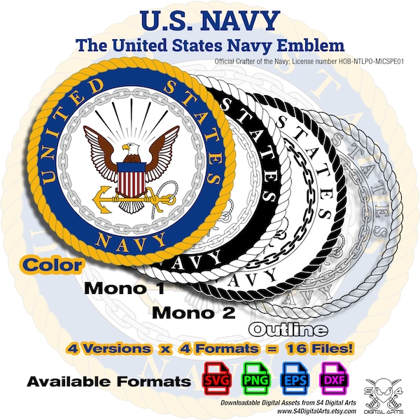 Navy Svg - Etsy