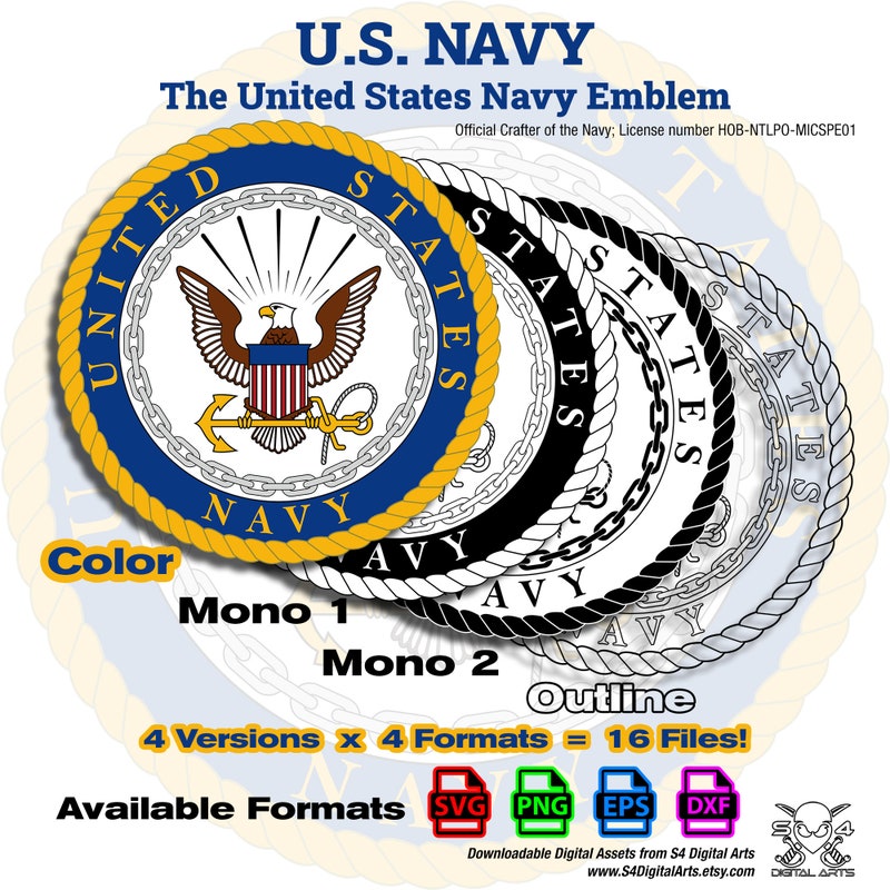 Navy Svg - Etsy