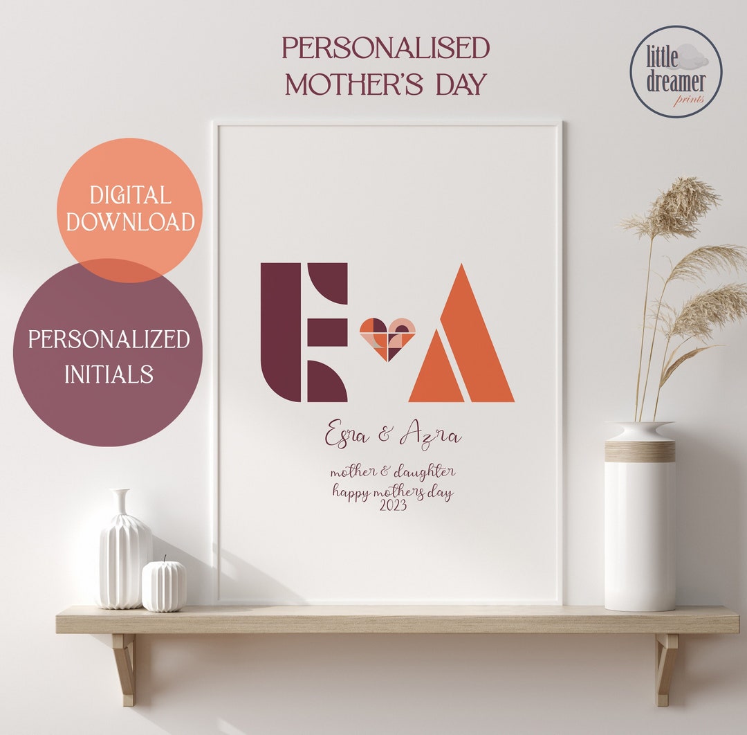 CUSTOM NAME ART Valentines Day Personalized Gift Valentine's Printable ...