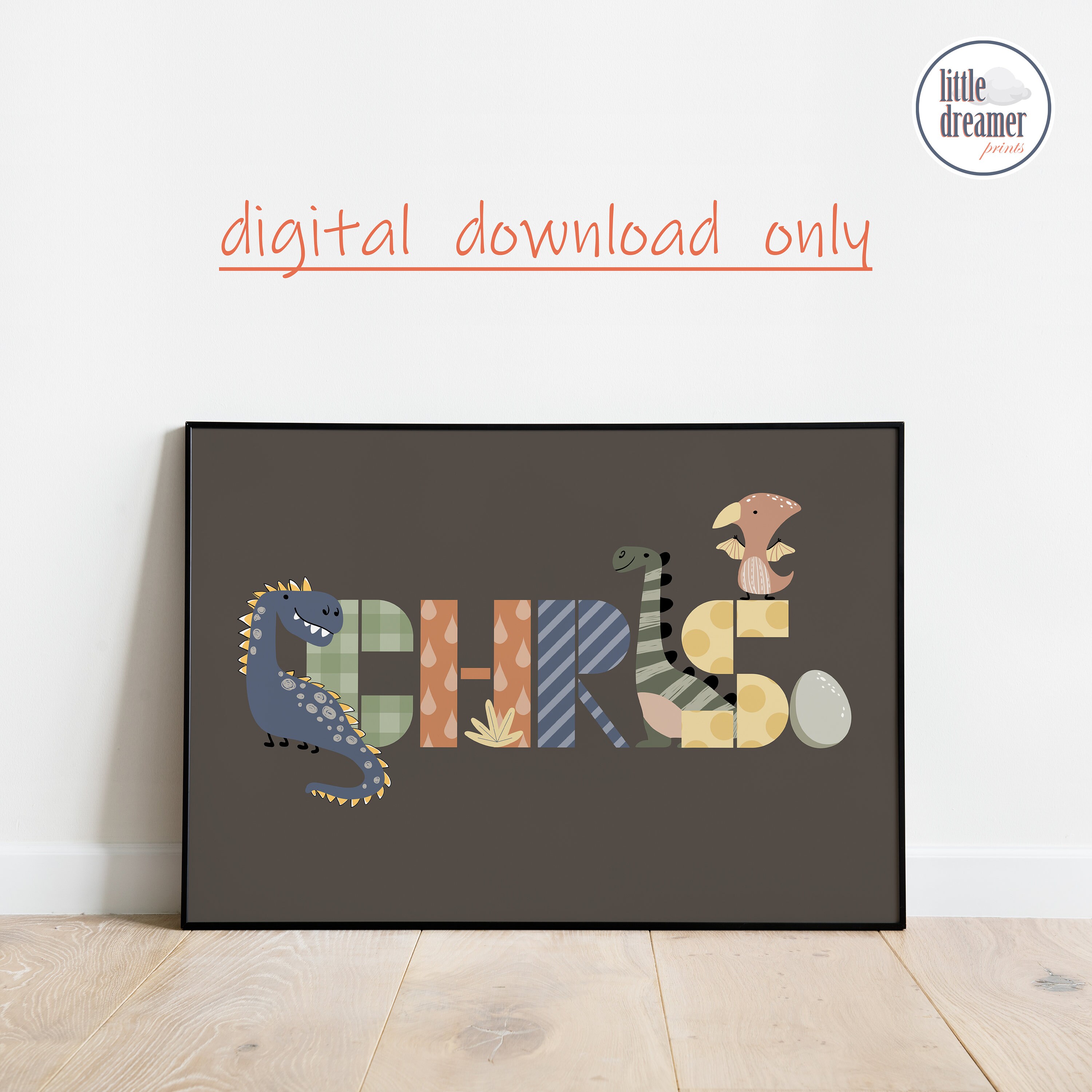 CUSTOM Name Print for Nursery Decor Baby Shower Gift DIGITAL - Etsy