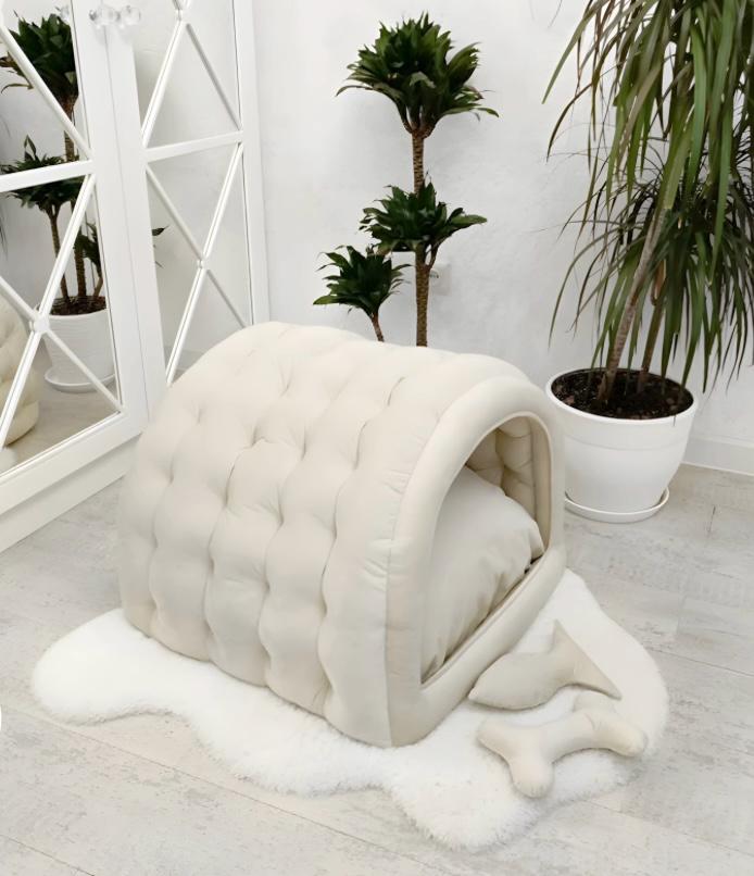 Cozy Soft Pet House, Indoor Dog House, Dog or Cat Owner Gift, Modern ...