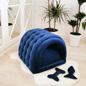 Cozy Soft Pet House, Indoor Dog House, Dog or Cat Owner Gift, Modern ...