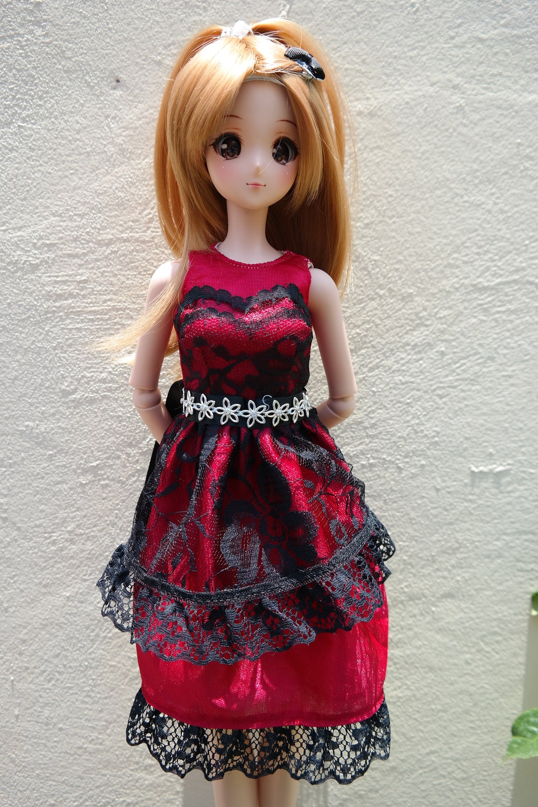 Elegant Red Dress for Smart Doll - Etsy