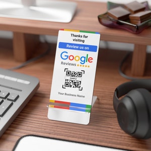 Google Review Stand NFC Standgoogle Review Sign Instant Customer ...