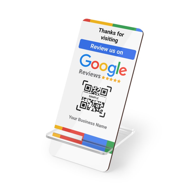 Google Review Stand NFC Standgoogle Review Sign Instant Customer ...