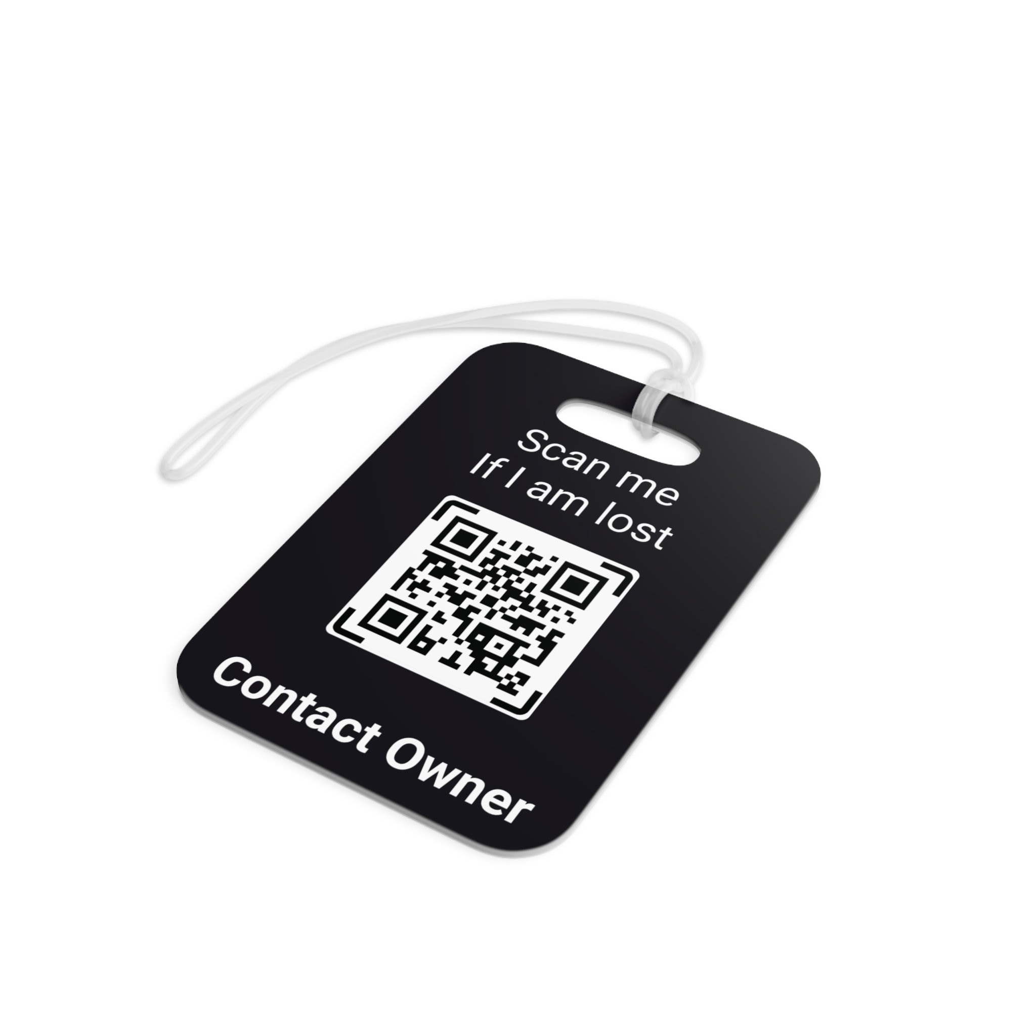 Bag ID Custom Luggage Tag QR Code Luggage Tag Contact Me QR Bag Tag ...