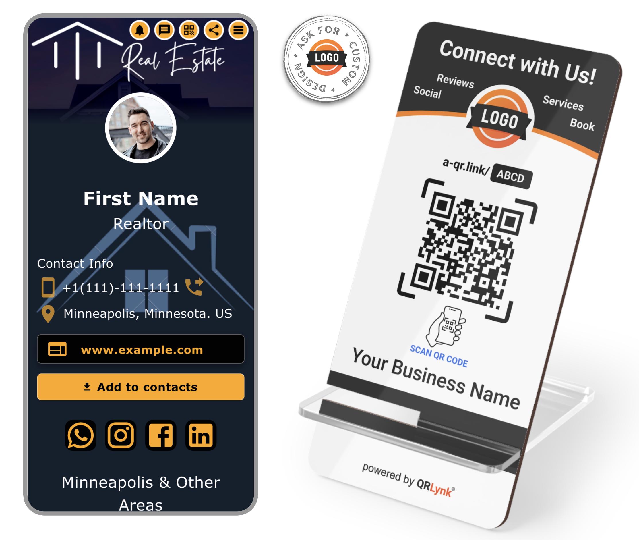 Custom QR Code Sign, Scan to Pay Sign, Small Business Sign, Unlimited ...