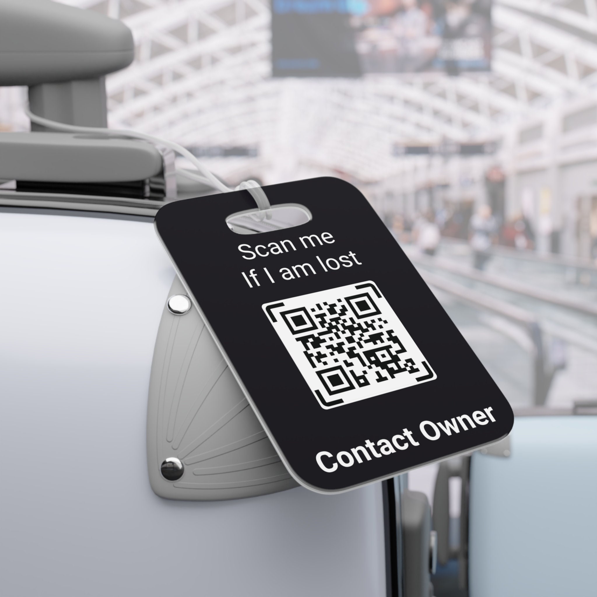 Bag ID Custom Luggage Tag QR Code Luggage Tag Contact Me QR Bag Tag ...