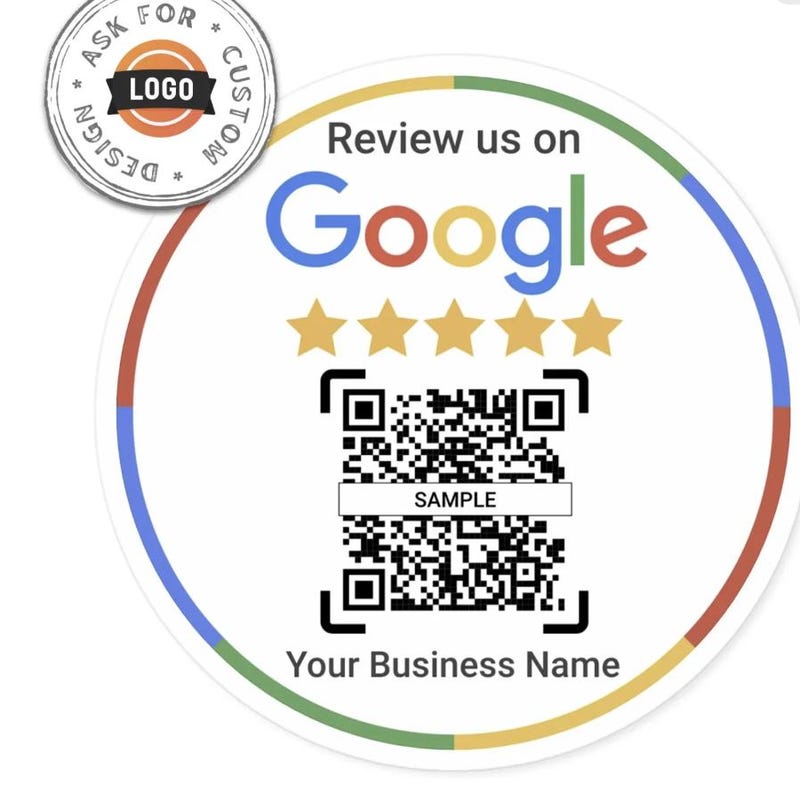 Google Review Sign - Etsy