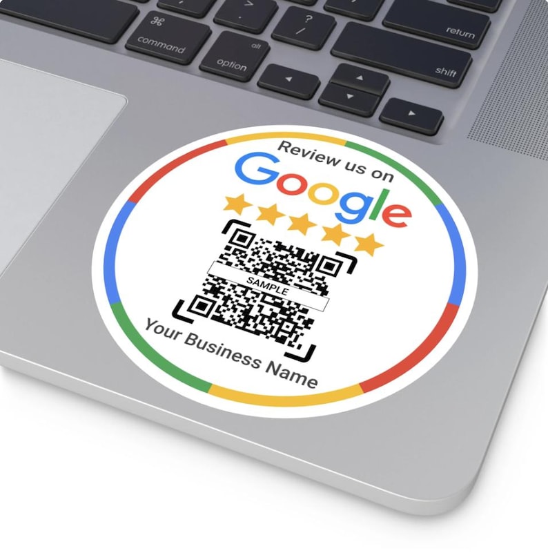 Custom QR Code Review Sticker: Google, Trustpilot, Business Sign - Etsy