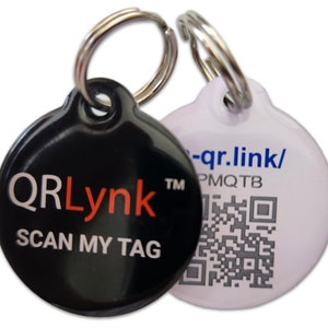 Custom Pet Tag With QR Code Pet Tags dog Tag With QR - Etsy