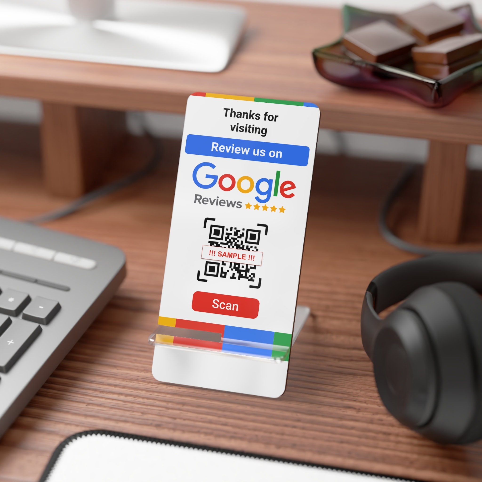 Google Review Stand NFC Standgoogle Review Sign Instant Customer ...