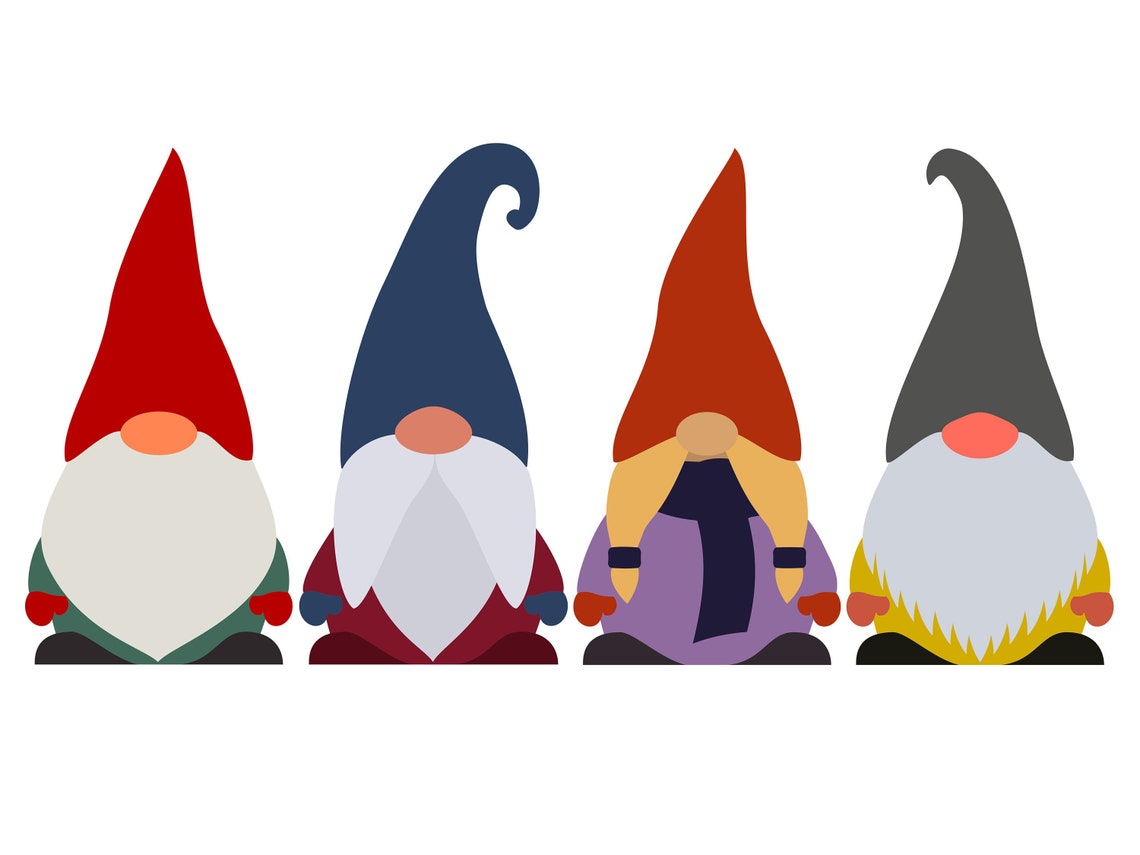 Gonks SVG, Gonk Clipart, Christmas Svg, Winter SVG, Nordic SVG, for ...