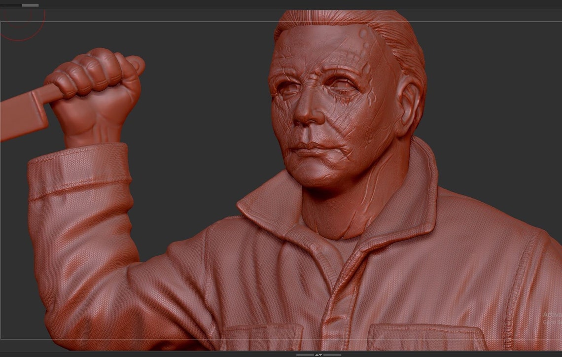 Michael_myers_full Body Figure .stl Files halloween_movie - Etsy