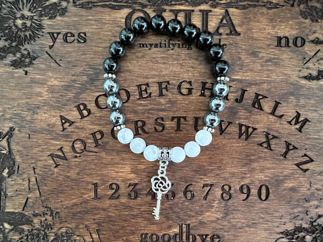 Hecate Bracelet, Hekate Bracelet, Triple Moon Goddess, Wiccan Bracelet ...