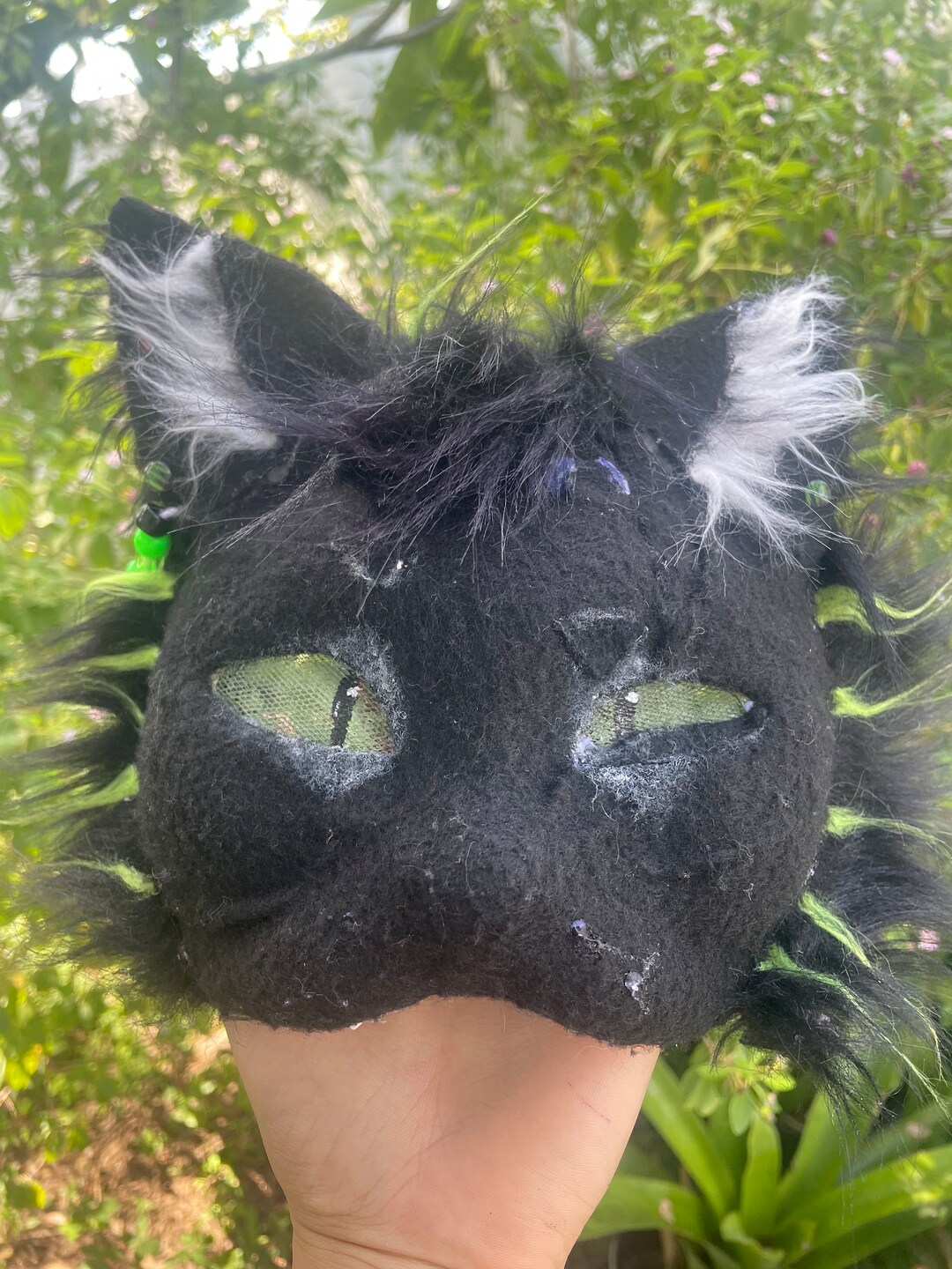 Monster Themed Black Cat Mask - Etsy