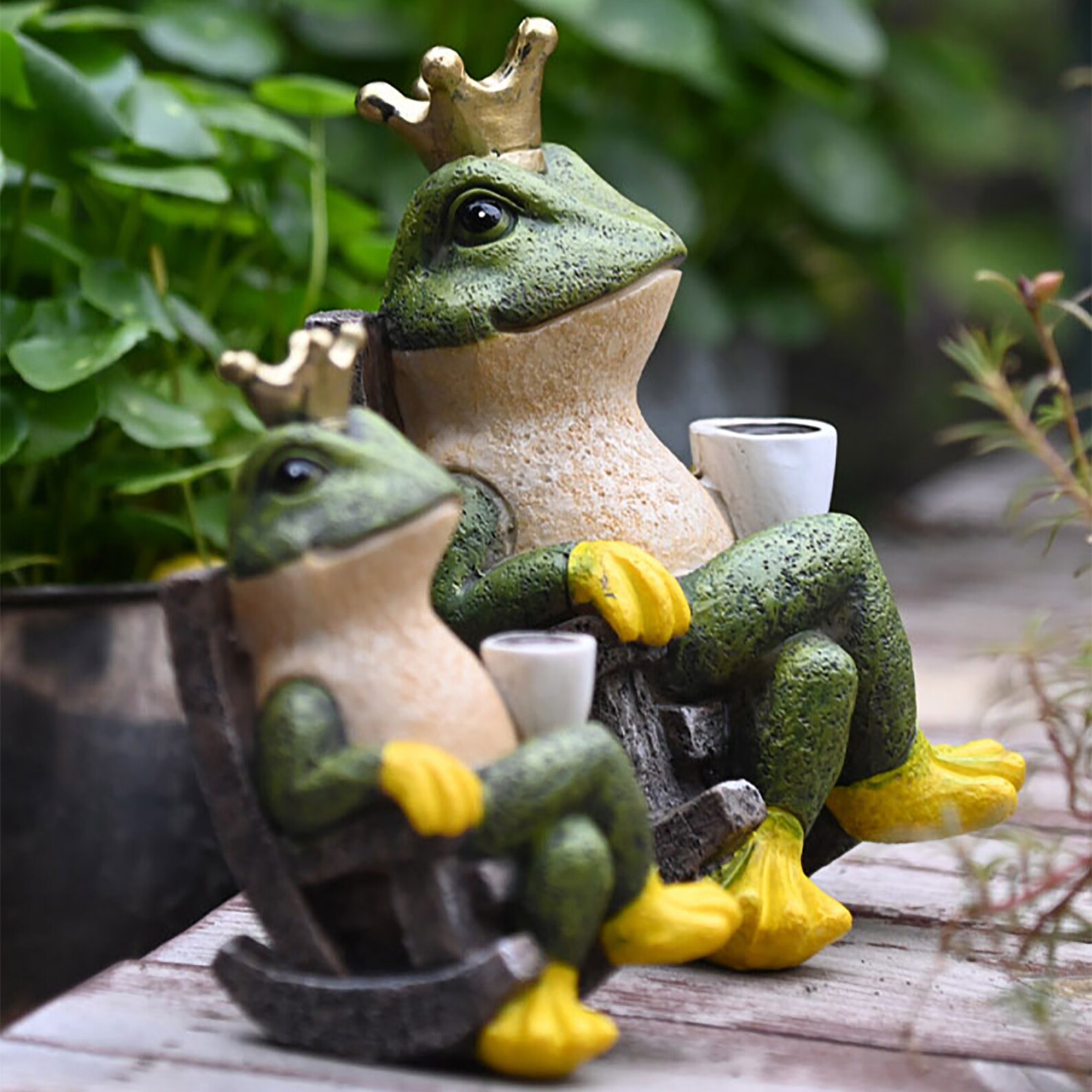 Frog Prince Garden Statues Garden Décor, Frog Garden Art Decorations ...