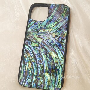 Abalone Shell Phone Case Iridescent Cover for 16 15 14 13 12 11 Pro Max ...
