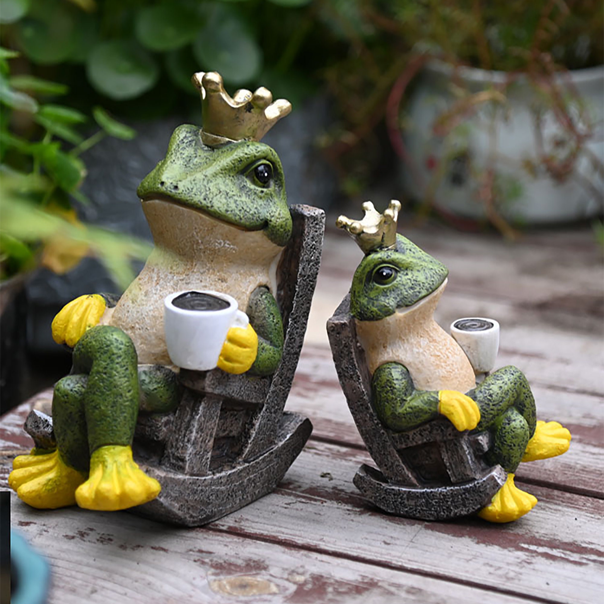 Frog Prince Garden Statues Garden Décor, Frog Garden Art Decorations ...