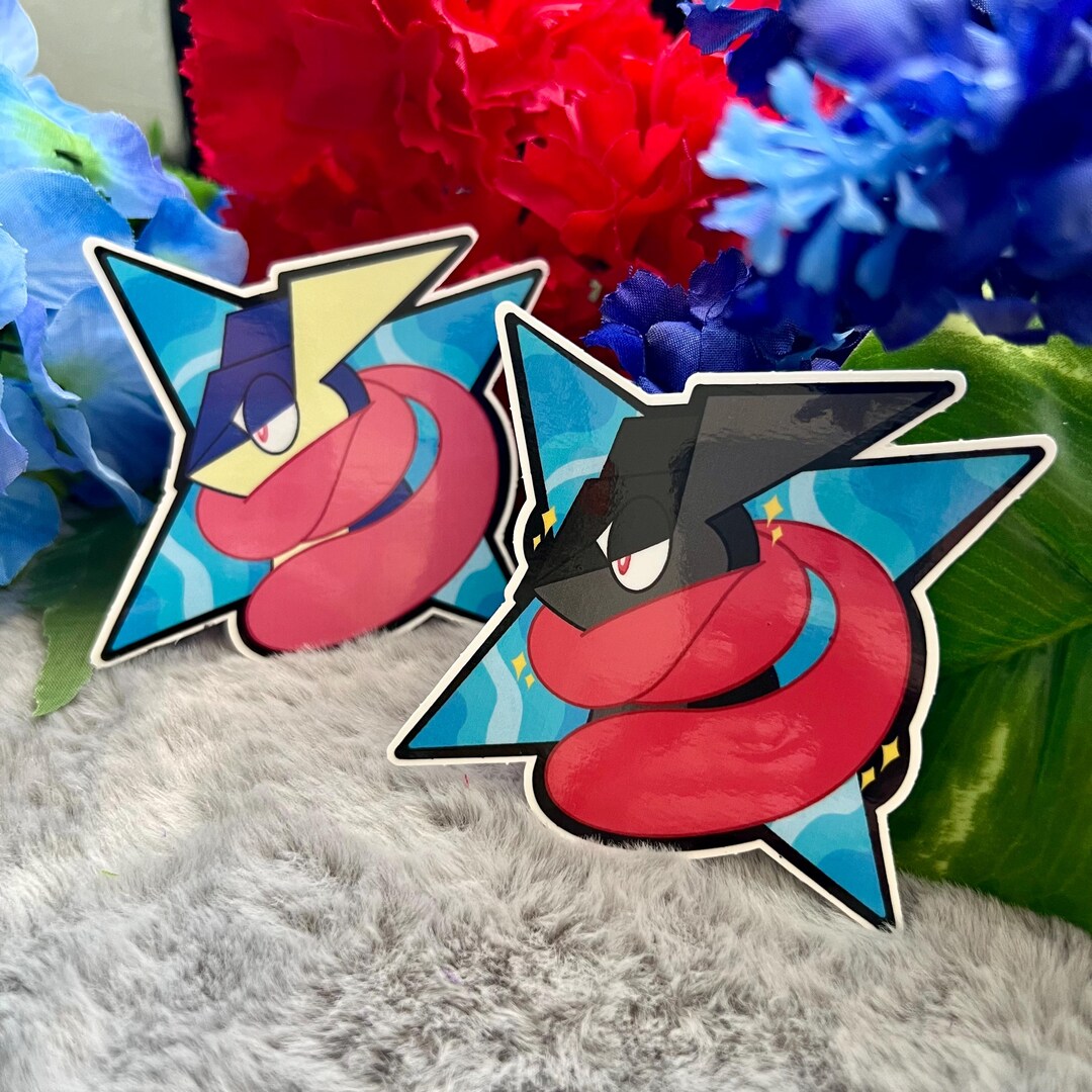 Greninja Stickers - Etsy