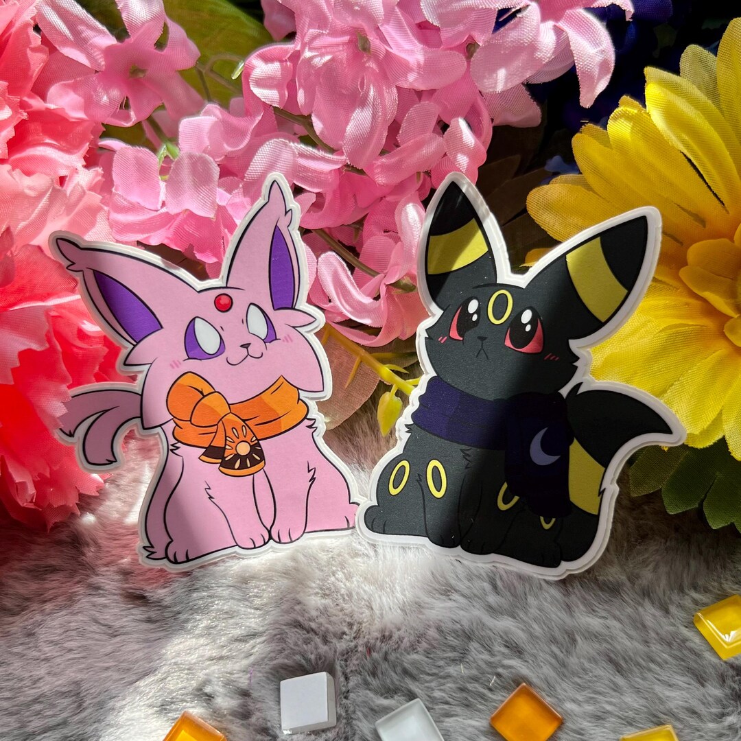 Umbreon & Espeon Stickers - Etsy