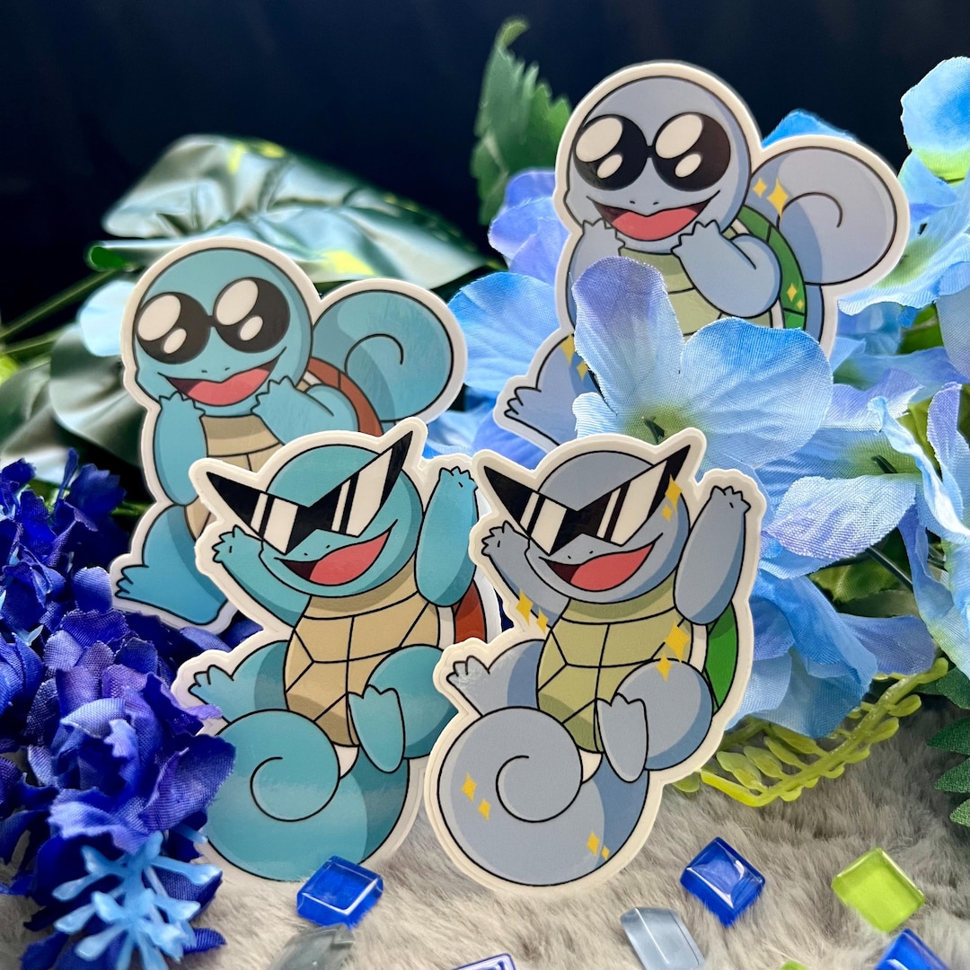 Squirtle Squad Stickers - Etsy